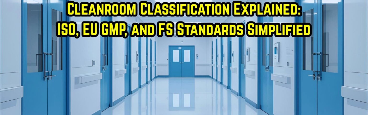 Cleanroom Classification: ISO, EU GMP, and FS Standards