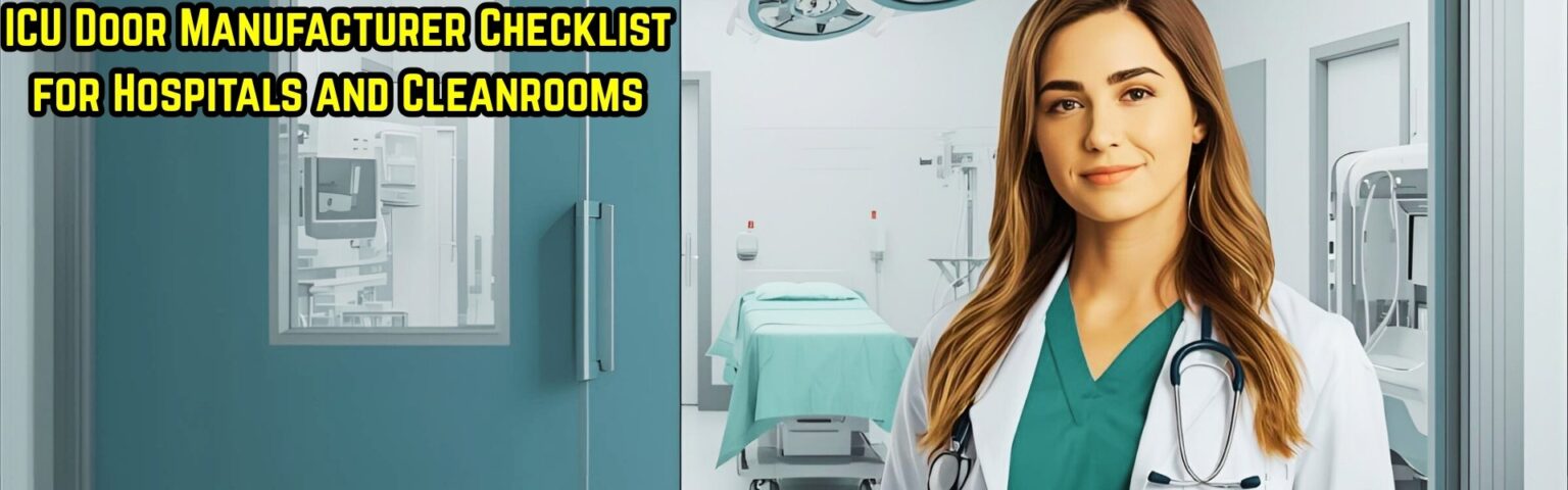 ICU Door Manufacturer Checklist for Hospitals and Cleanrooms